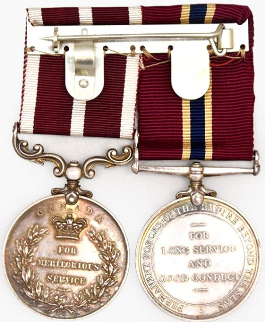 Canadian Campaign & Long Service Medals